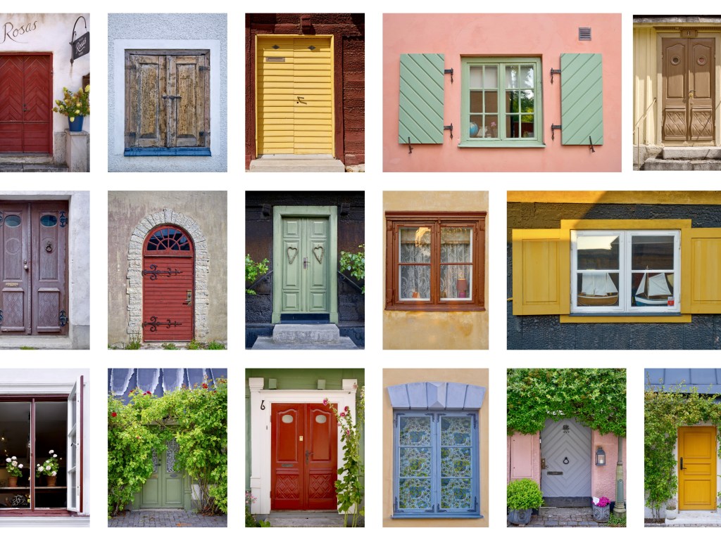 Gotland – Visby Doors & Windows – Kewtie Bird – Come View My Photo Journey
